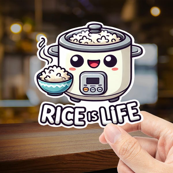 Rice Cooker Decal - Etsy