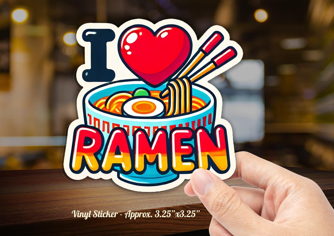 Ramen Stickers Japan Stickers Japanese Sticker Anime Food Stickers ...