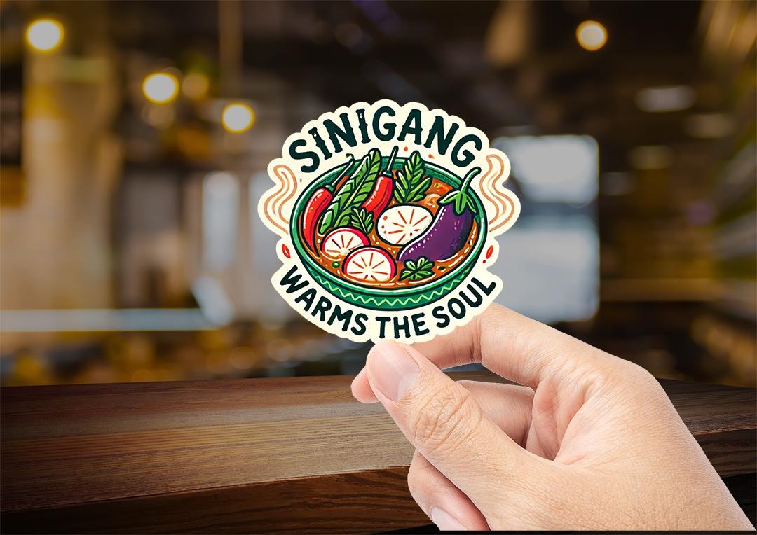 Filipino Sinigang Sticker – Celebrate Filipino Cuisine! Funny Filipino ...