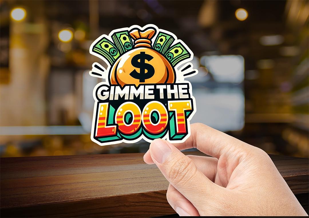 Gimme the Loot Hip Hop Stickers NOTORIOUS BIG Sticker Music Stickers ...