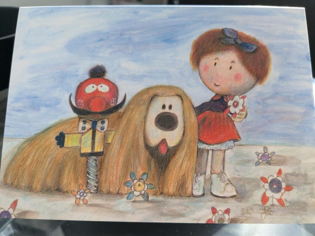 A6 Greetings Card With Magic Roundabout Artwork. - Etsy