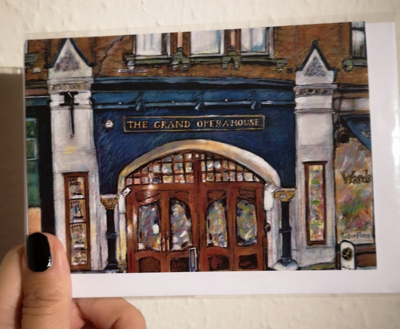 A6 Greetings Card With Artwork of York Grand Opera House - Etsy