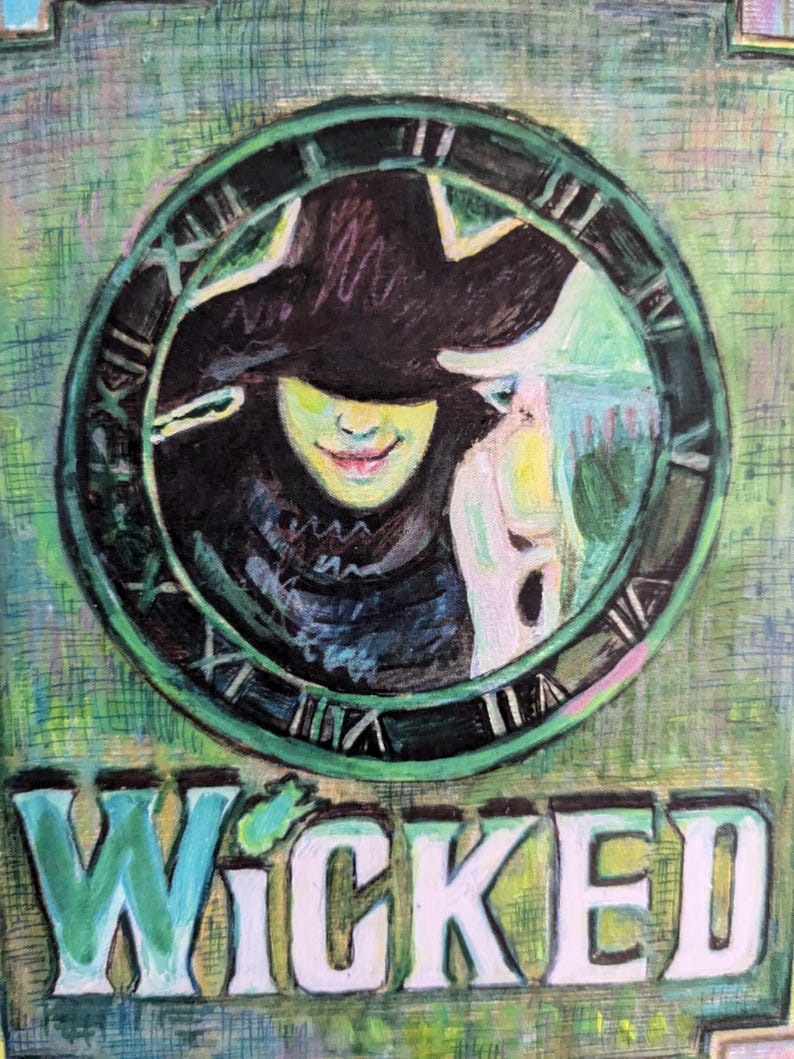 Printable Artwork of the Wicked Theatre in London - Etsy