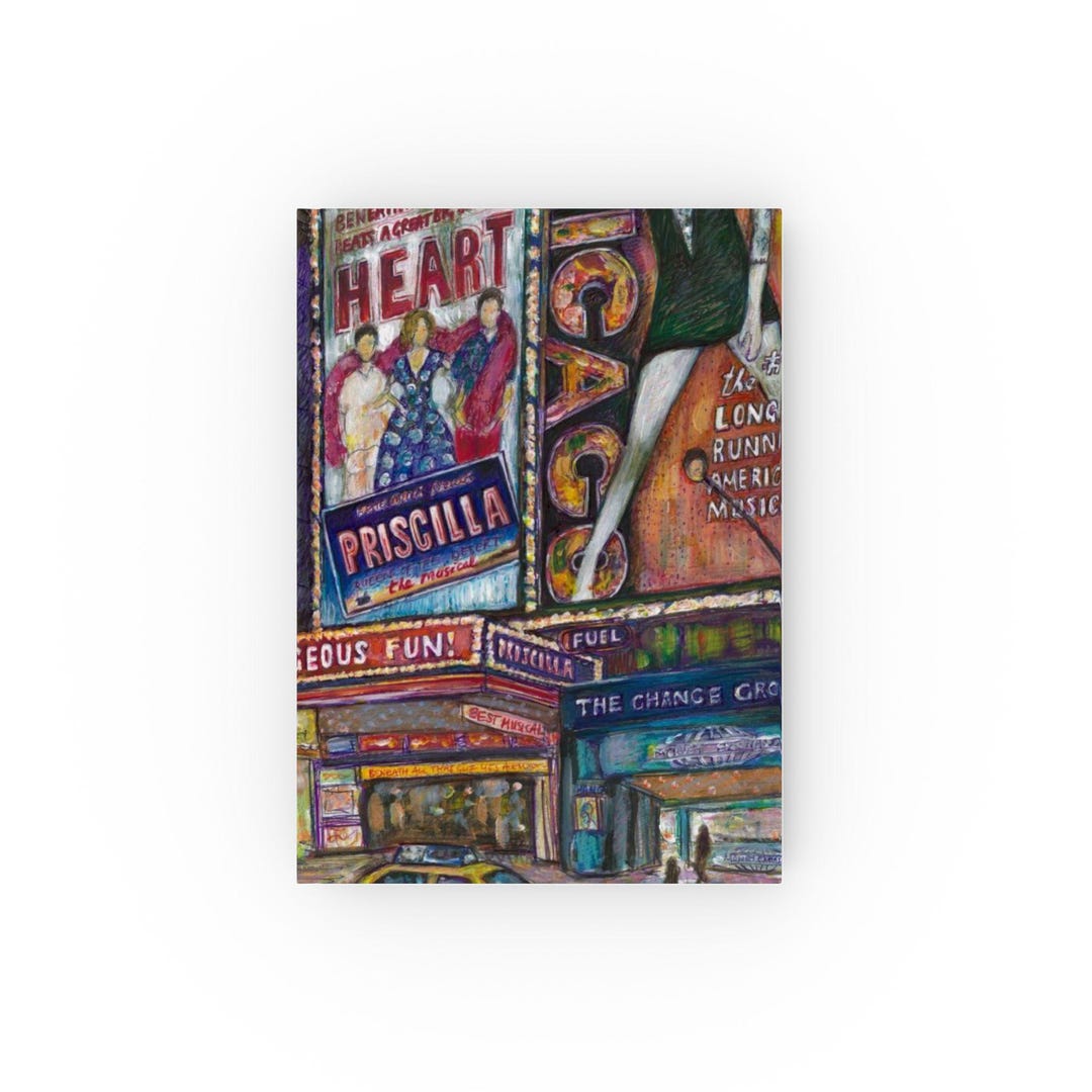 Broadway Theatre Signs Journal, Theatre Lover Notebook, Theatre Signs ...