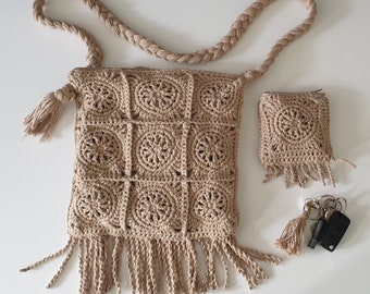 PDF Crochet Pixie Bag Pattern Boho Stash Purse easy Beginners - Etsy