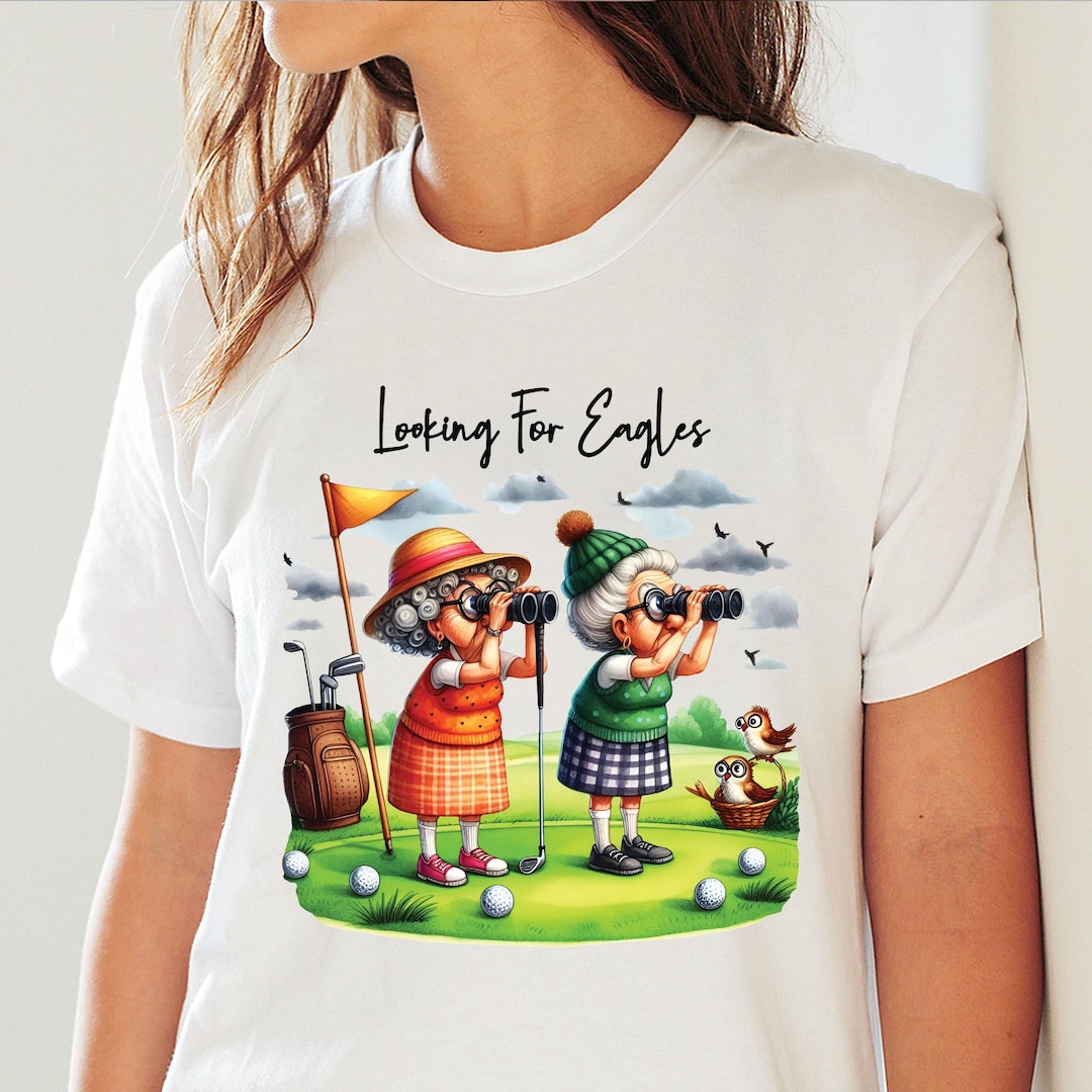 Funny Granny Golfers T-shirt – Classic Unisex Tee for Golf-loving ...