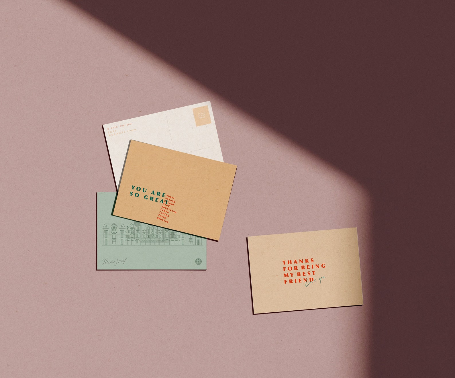Just Because Postcards - Etsy