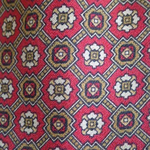 Red Cravat Vintage English Ascot Tie - Etsy