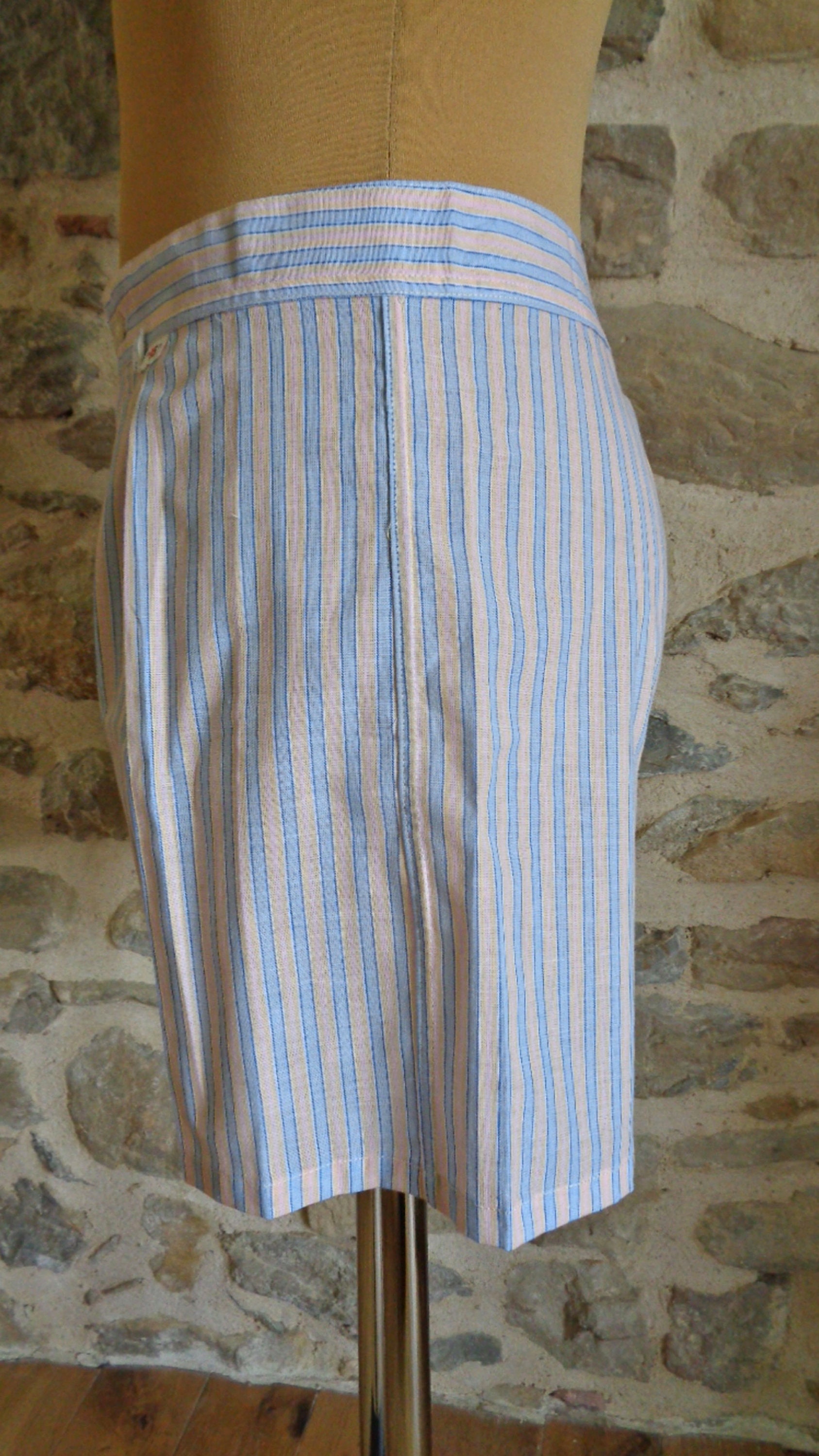 NOS Striped Boxers, Mens Cotton Boxer Shorts, Pastel Stripe Underpants ...
