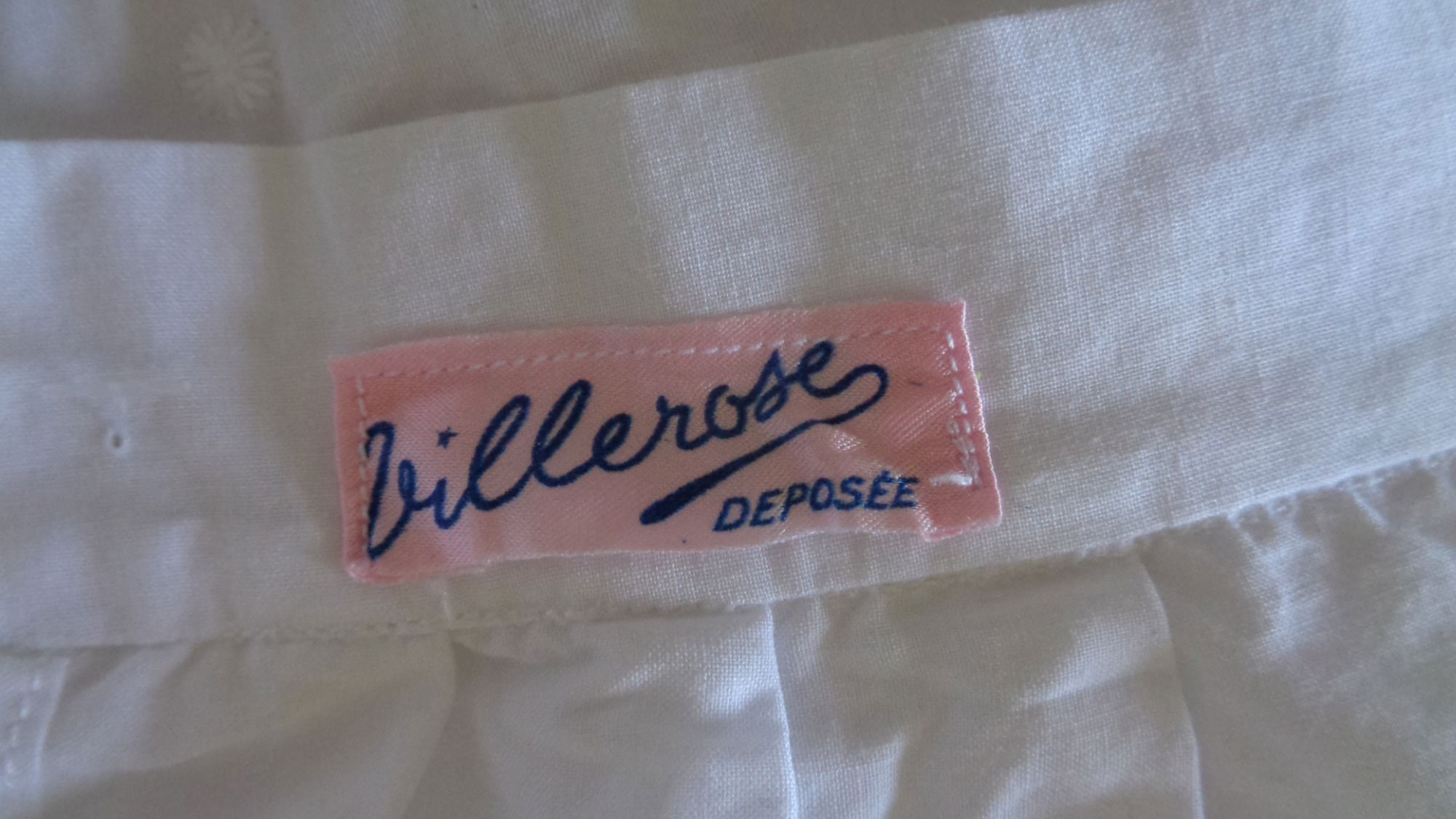 French Waitress Apron, NOS Short Lace Trimmed Half Pinny, Original ...