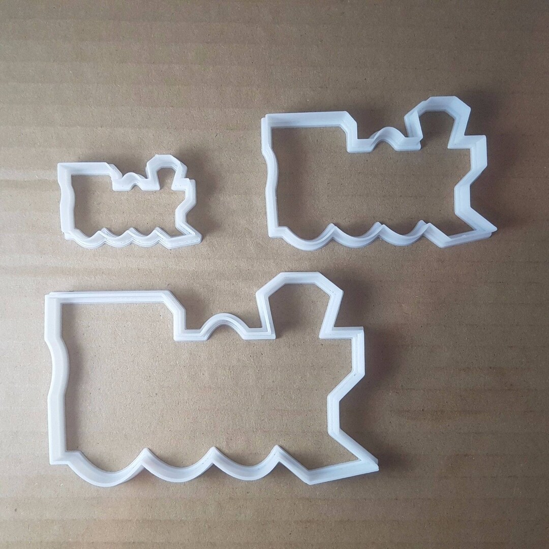Train Steam Rail Track Shape Cookie Cutter Vehicle Biscuit Pastry ...