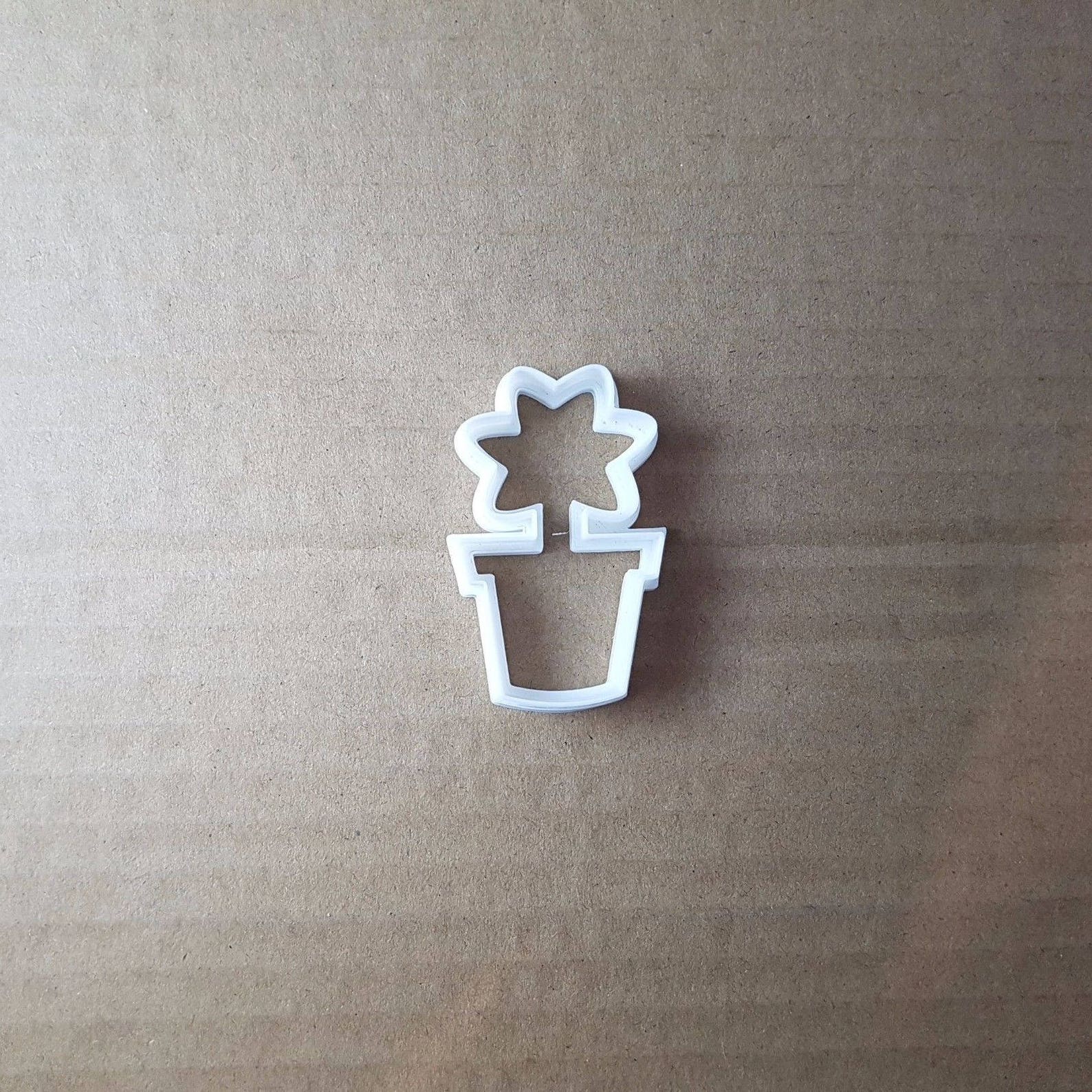 Flower Pot Garden Plant Shape Cookie Cutter Dough Biscuit | Etsy UK