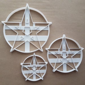 Pentacle Pentagram Amulet Shape Cookie Cutter Dough Biscuit Pastry ...