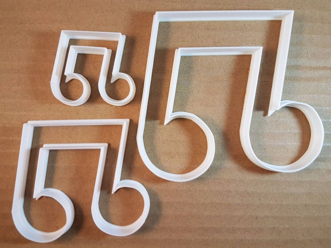 Music Note Bar Rhythm Shape Cookie Cutter Dough Biscuit Pastry Fondant ...