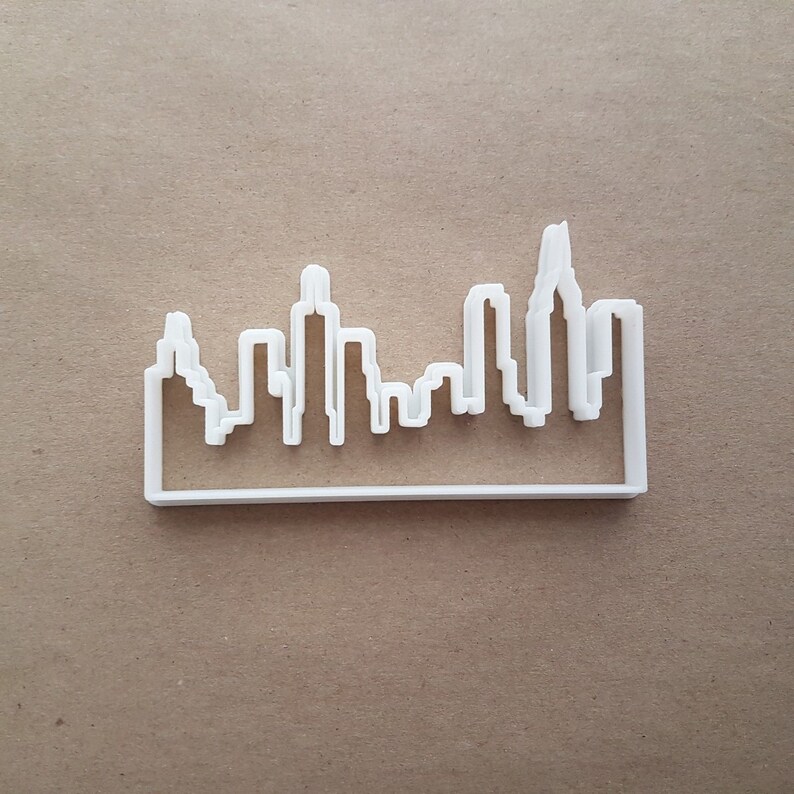 City Skyline New York Shape Cookie Cutter Dough Biscuit Pastry Fondant ...