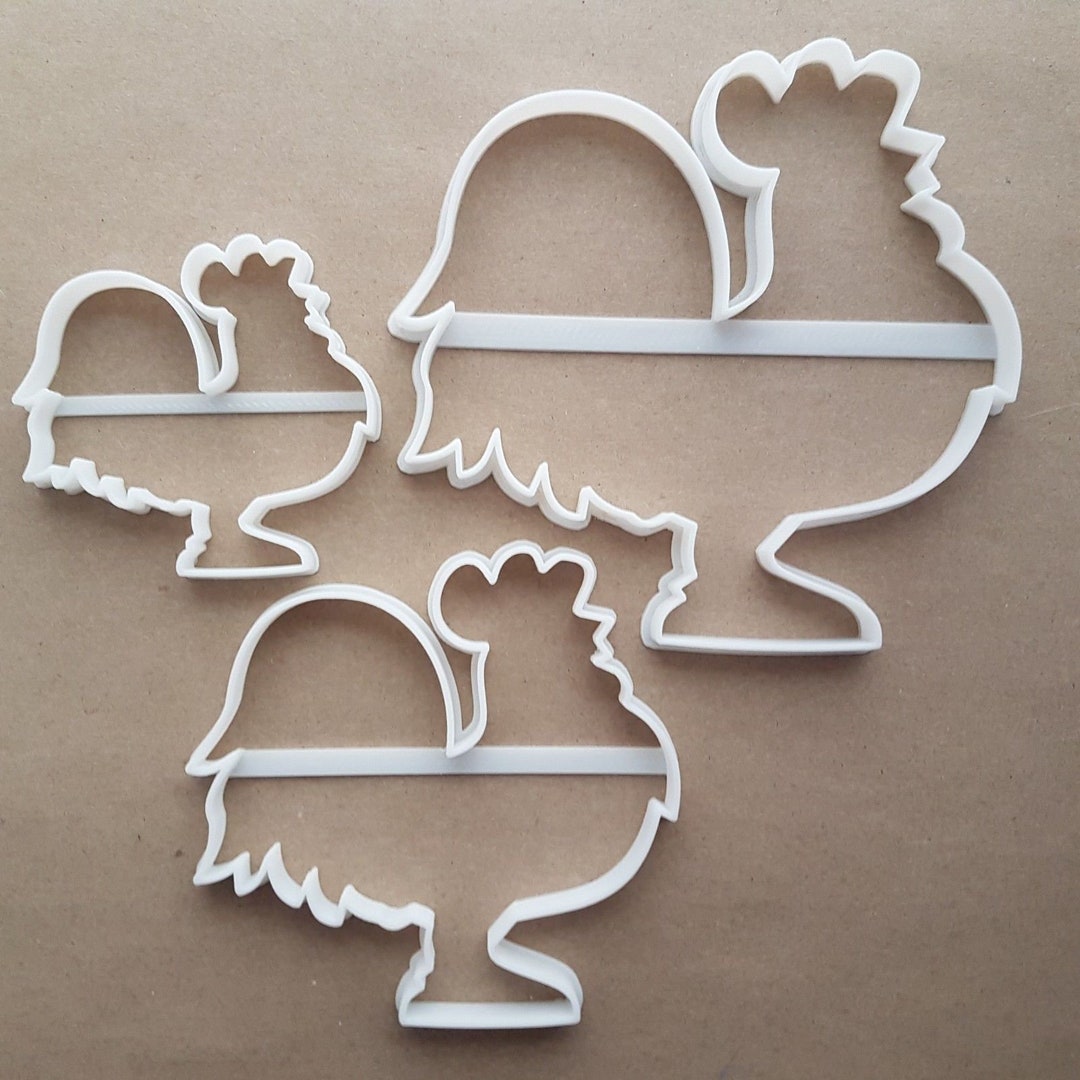 Chicken Cockerel Farm Shape Cookie Cutter Dough Biscuit Pastry Fondant ...