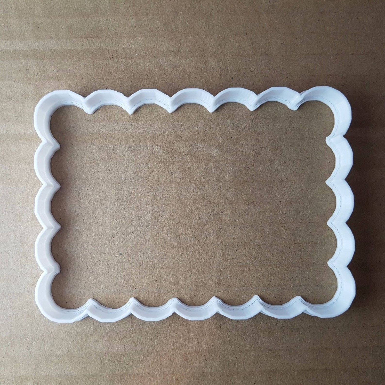 Rectangle Plaque Frame Shape Cookie Cutter Dough Biscuit | Etsy