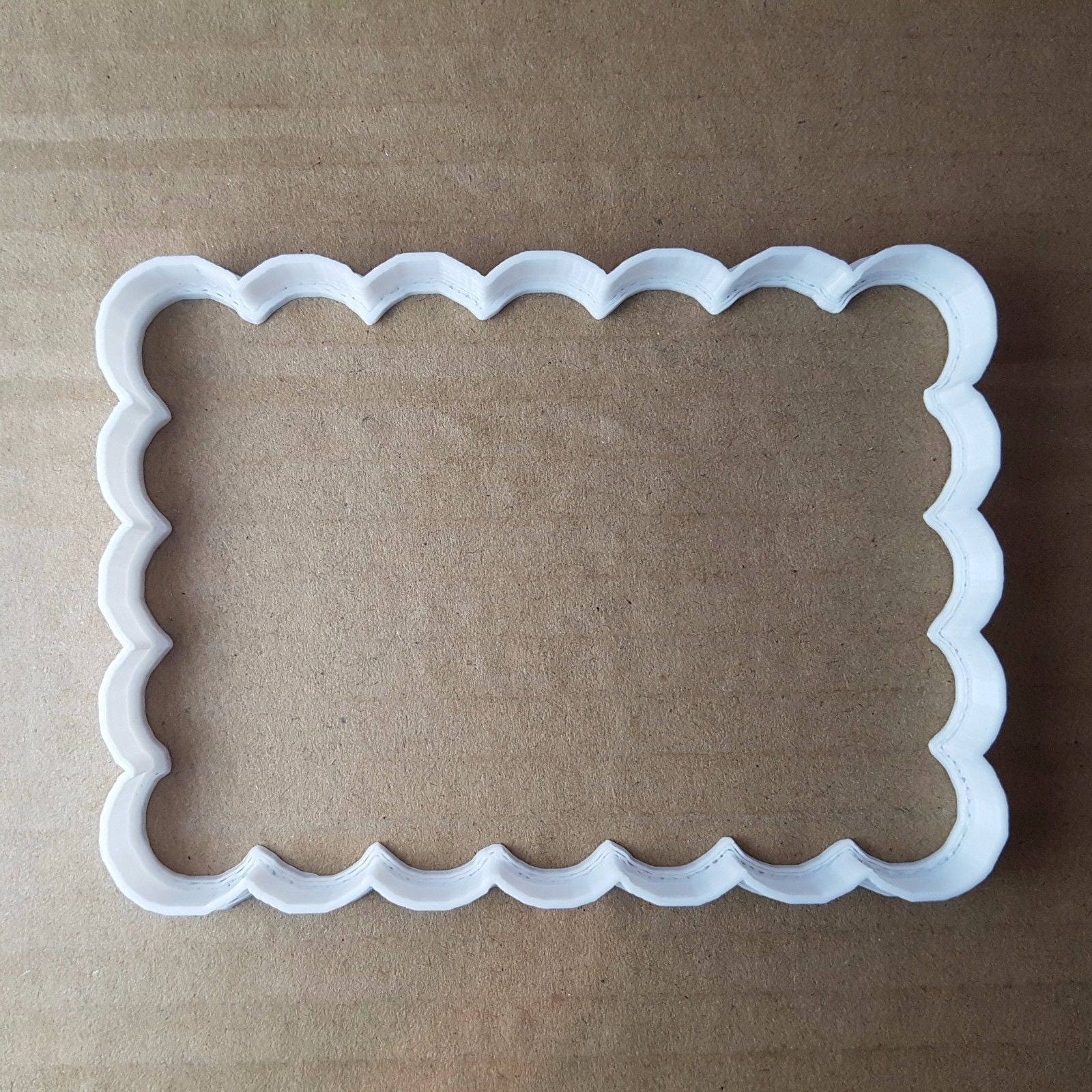 Rectangle Plaque Frame Shape Cookie Cutter Dough Biscuit | Etsy