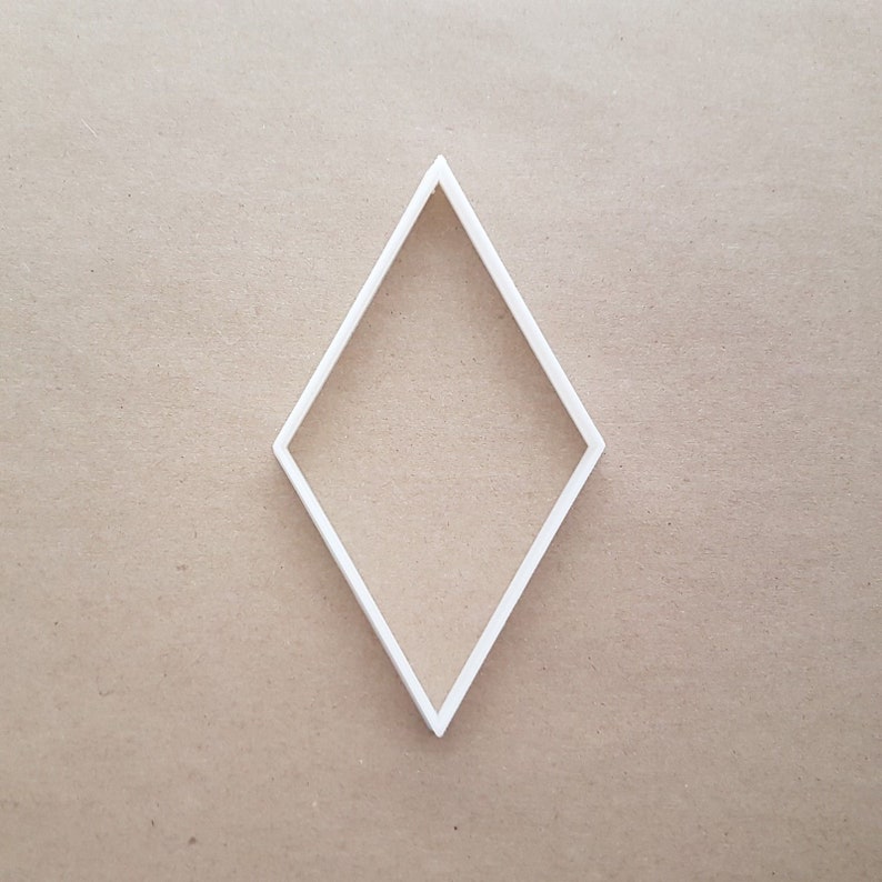 Rhombus Diamond Rhombi Shape Cookie Cutter Dough Biscuit Pastry Fondant ...