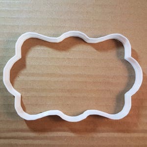 Plaque Rectangle Bubble Shape Cookie Cutter Dough Biscuit Pastry