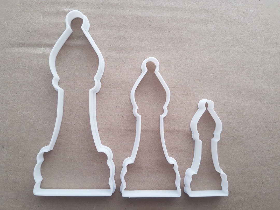 Chess Piece Bishop Game Shape Cookie Cutter Dough Biscuit Pastry ...