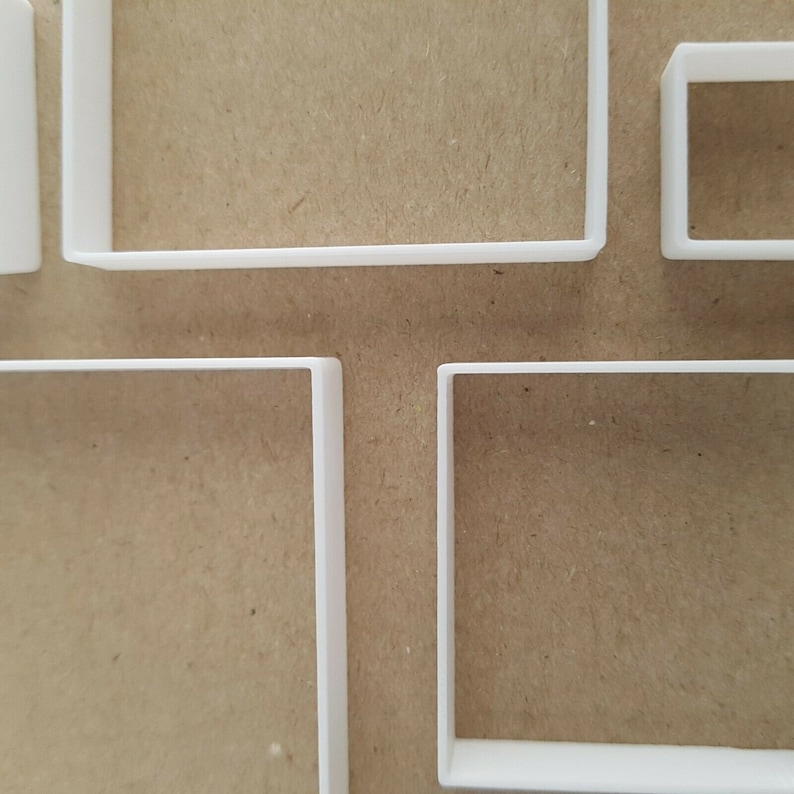 Square Shape Mini Fondant Cutter Small Sugarcraft Icing Basic Pastry ...