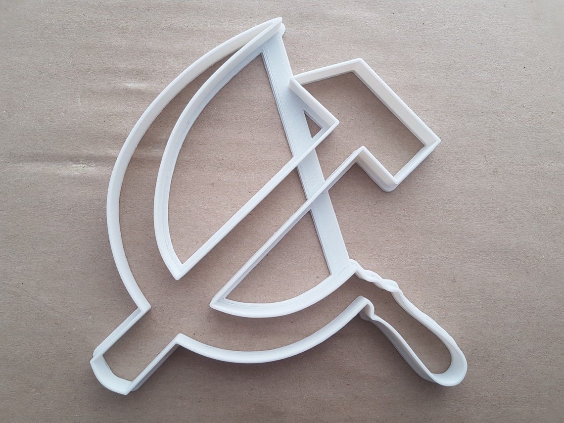 Soviet Union Hammer Sickle Shape Cookie Cutter Dough Biscuit Fondant ...