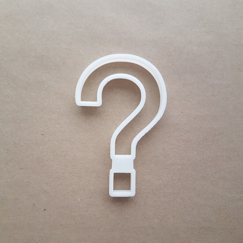 Question Mark Punctuation Shape Cookie Cutter Dough Biscuit | Etsy