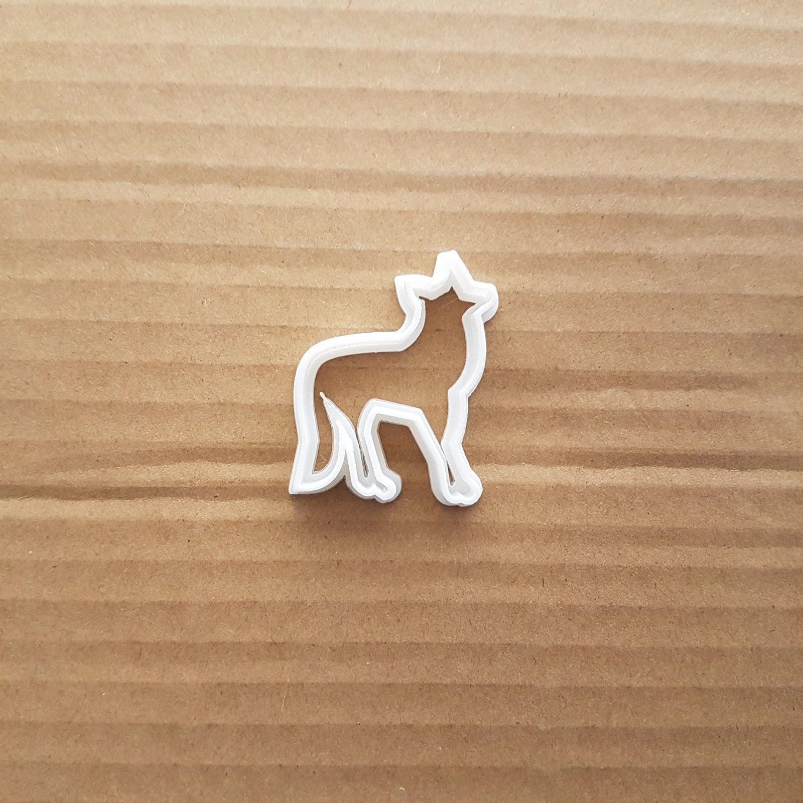 Fox Vixen Red Arctic Cape Shape Cookie Cutter Dough Biscuit Pastry ...