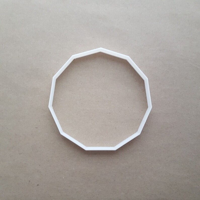 Hendecagon Eleven Side Polygon Shape Cookie Cutter Dough Biscuit ...