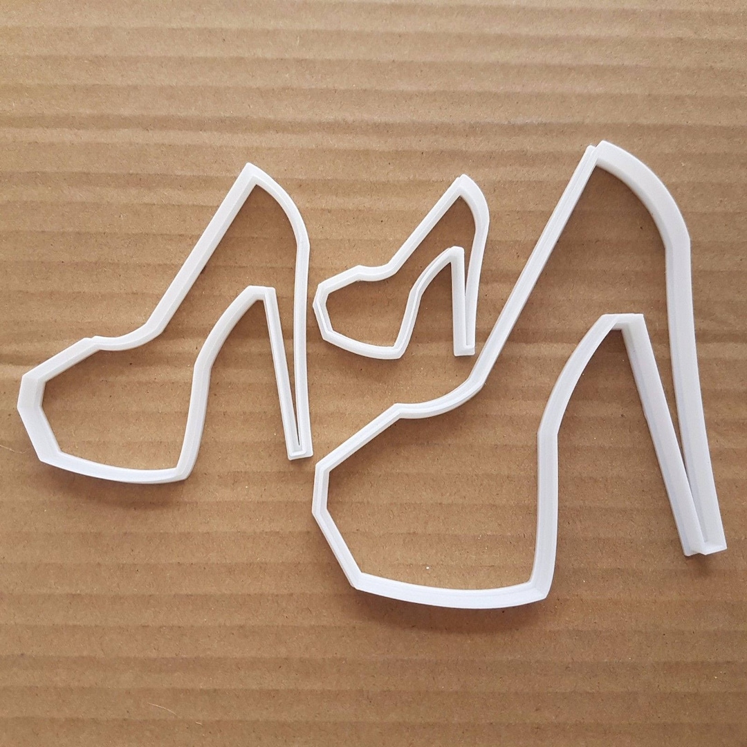 Shoe High Heel Stiletto Shape Cookie Cutter Dough Biscuit Platform ...