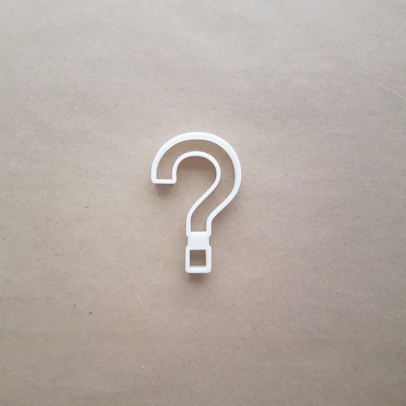 Question Mark Punctuation Shape Cookie Cutter Dough Biscuit Pastry ...
