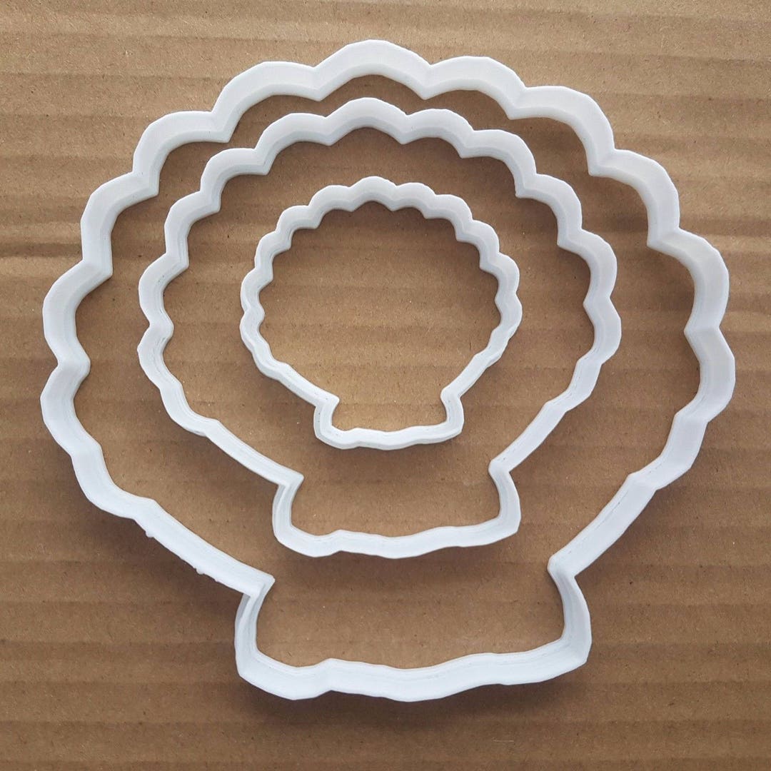 Scallop Shell Mussel Oyster Shape Cookie Cutter Beach Biscuit Pastry ...