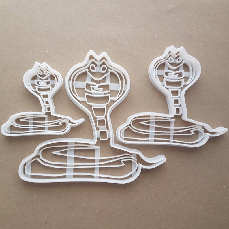 Cobra Snake Hood Shape Cookie Cutter Dough Biscuit Pastry Fondant Sharp ...