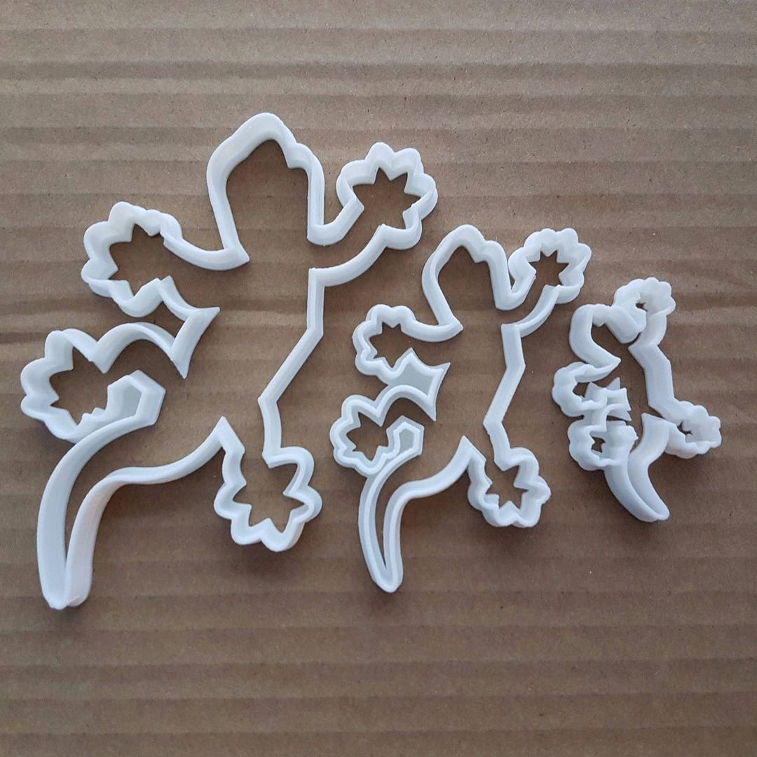 Lizard Reptile Chameleon Shape Cookie Cutter Dough Biscuit Pastry ...