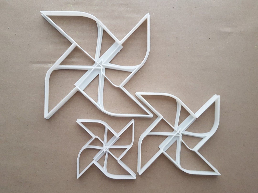 Pinwheel Catherine Wind Toy Shape Cookie Cutter Dough Biscuit Fondant ...
