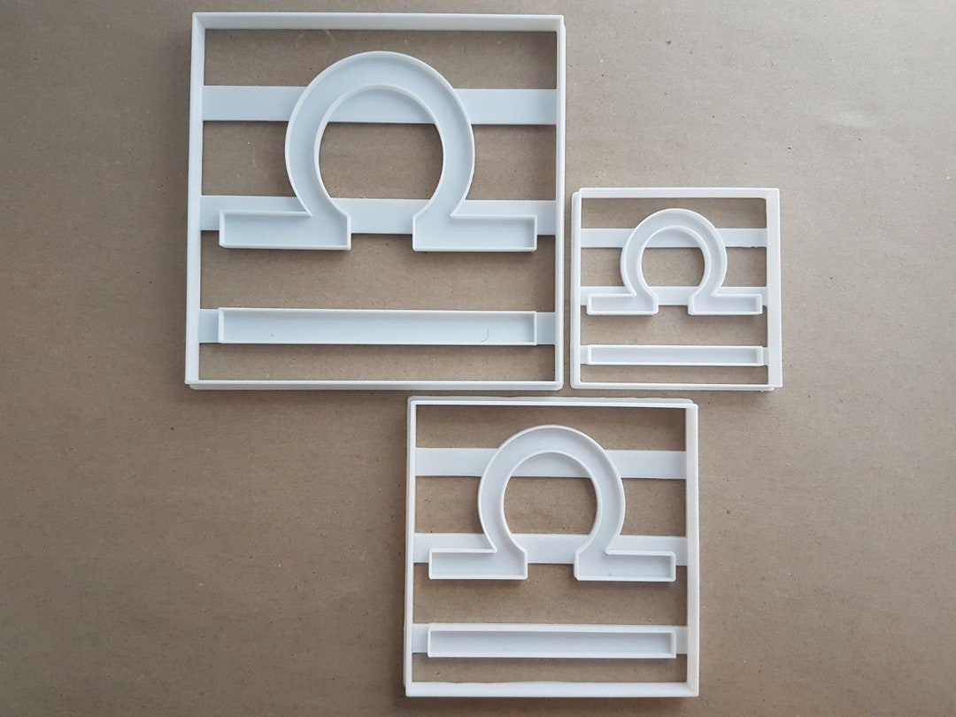 Star Sign Libra Symbol Shape Cookie Cutter Dough Biscuit Pastry Fondant ...