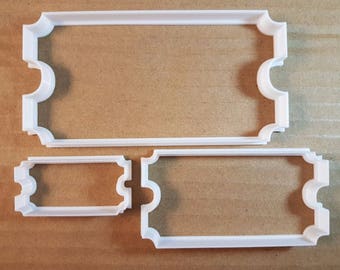 Kids' Crafts Ticket Stub Wood Cutout Laser Cut Wooden Movie Ticket ...