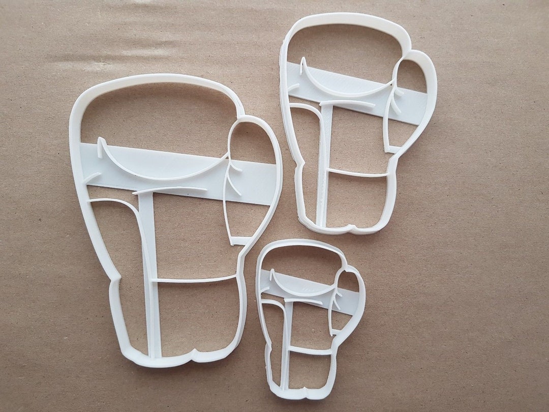 Boxing Glove Sport MMA Shape Cookie Cutter Dough Biscuit Pastry Fondant ...
