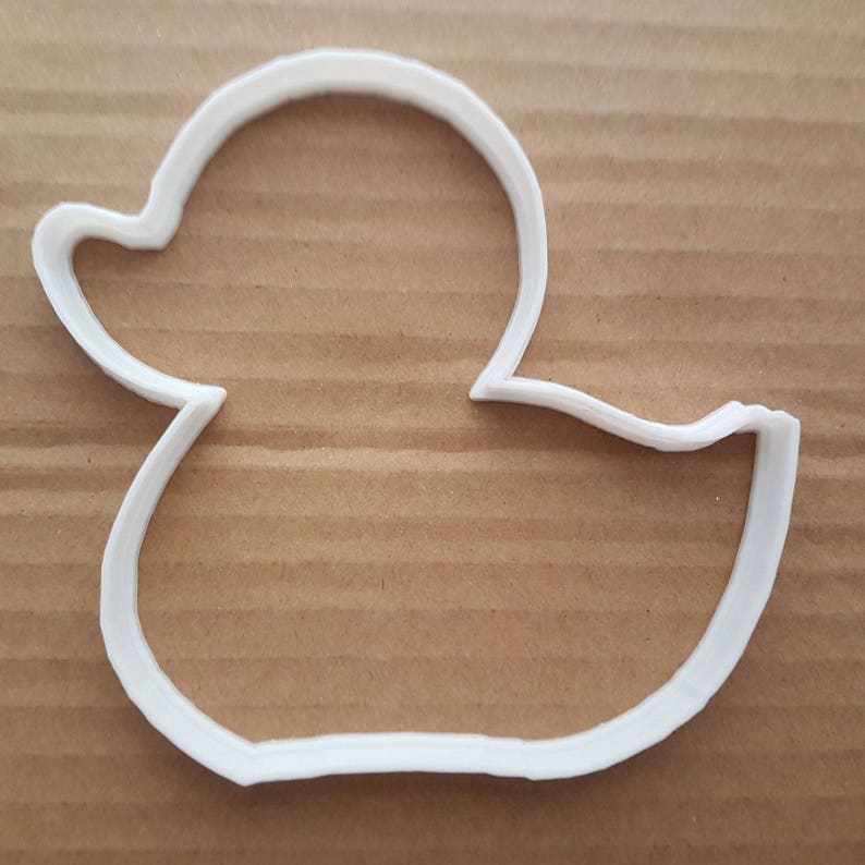 Duck Cookie Cutter Rubber Ducky Dough Pastry Duckling Shape | Etsy