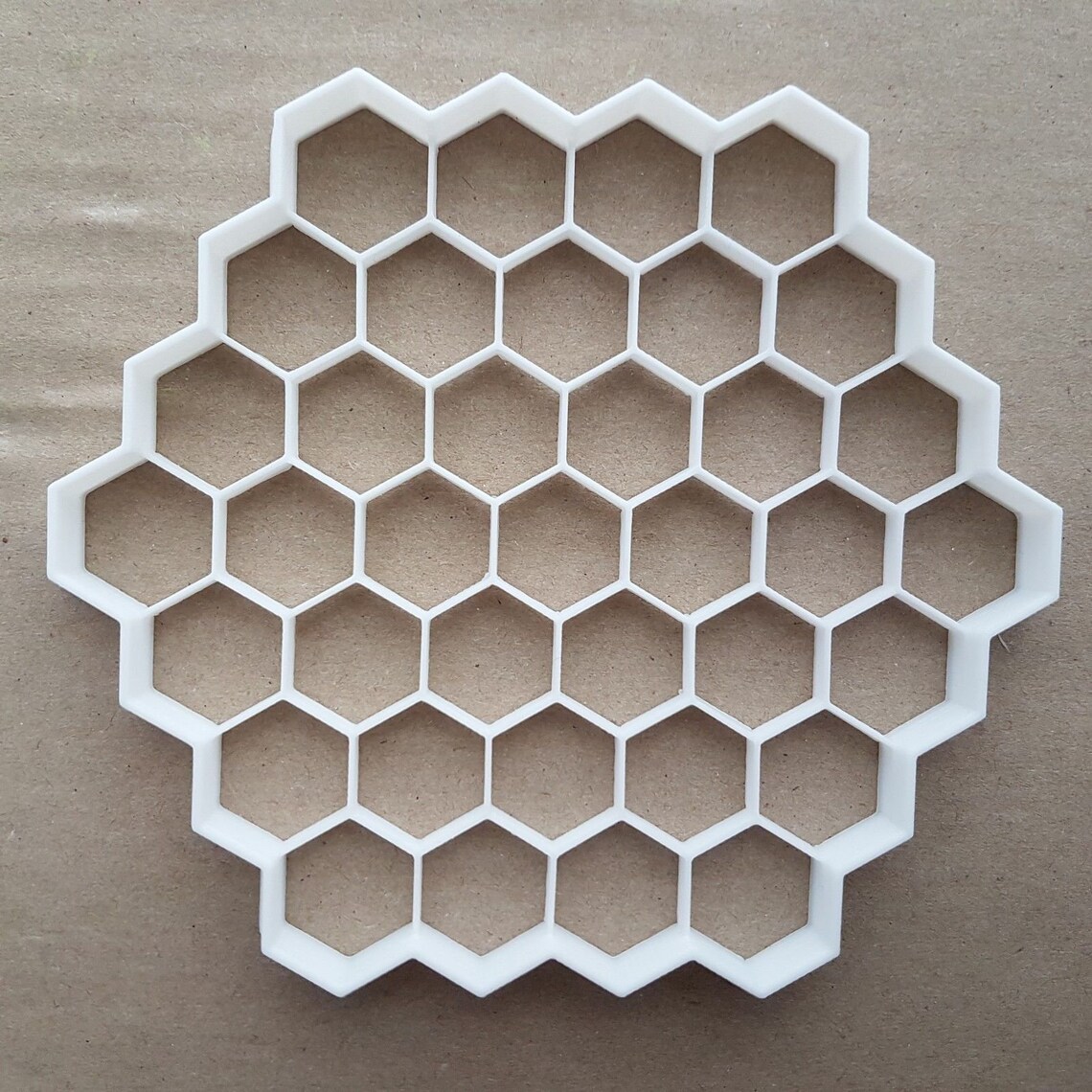 Honey Comb Bee Hexagon Shape Cookie Cutter Dough Biscuit Pastry Fondant ...