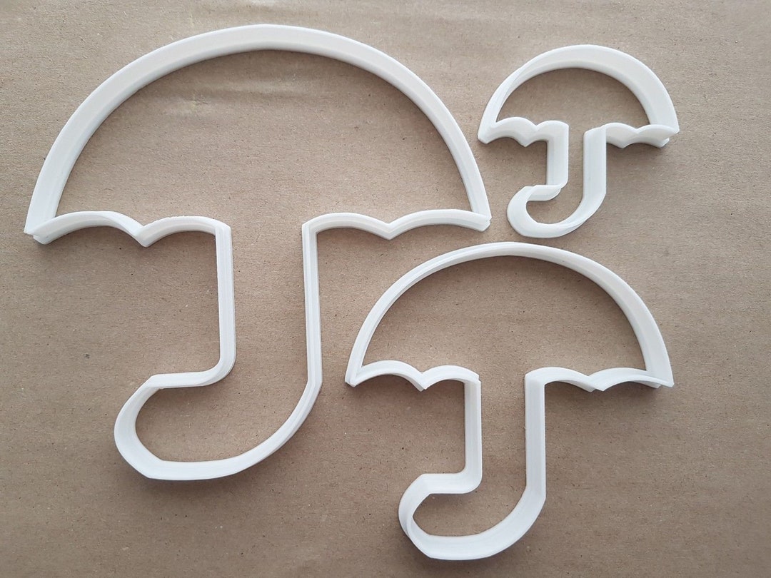 Umbrella Rain Weather Shape Cookie Cutter Dough Biscuit Pastry Fondant ...