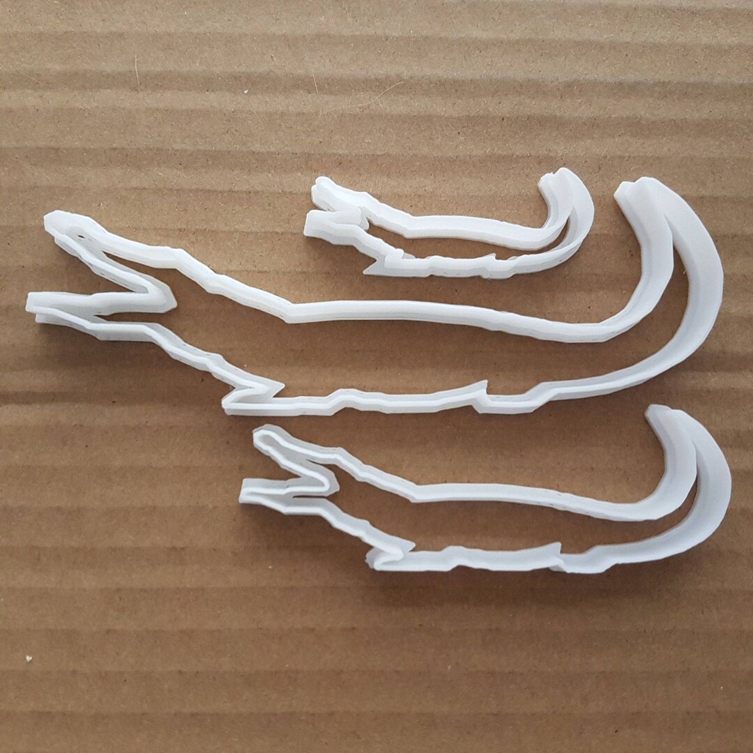 Crocodile Alligator Swamp Shape Cookie Cutter Dough Biscuit Pastry ...