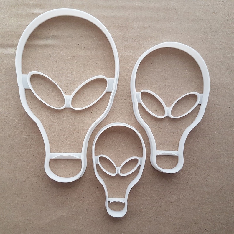 Alien Extraterrestrial Shape Cookie Cutter Dough Biscuit | Etsy