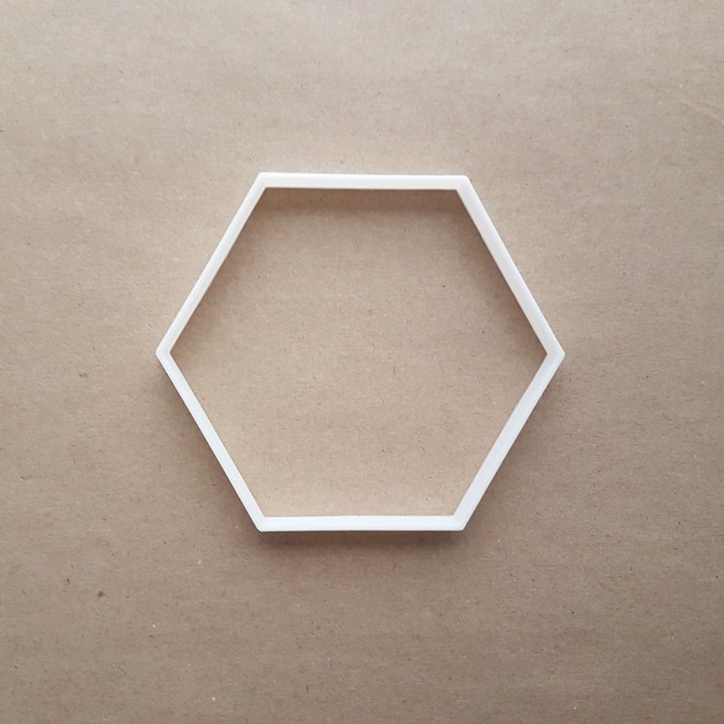 Hexagon Six Side Polygon Shape Cookie Cutter Dough Biscuit | Etsy