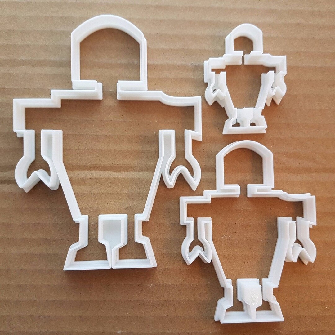 Robot Machine Droid Bot Shape Cookie Cutter Dough Biscuit Pastry ...