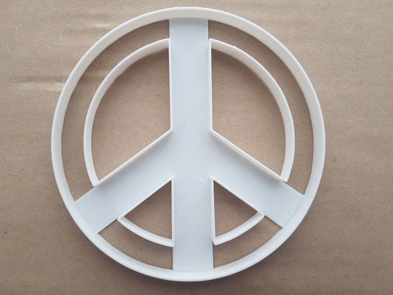 Peace Symbol Sign Shape Cookie Cutter Dough Biscuit Pastry | Etsy