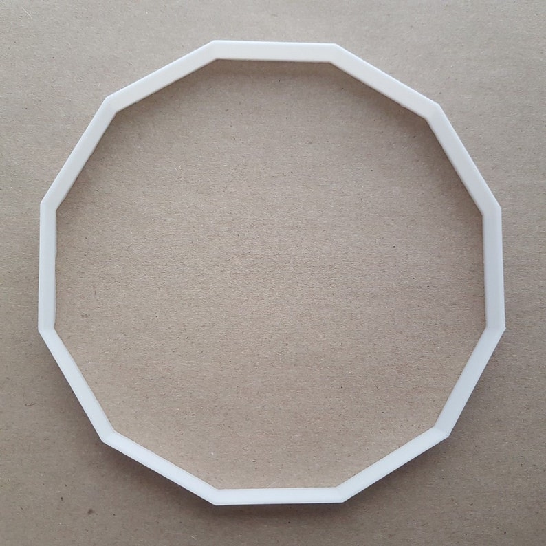 Dodecagon Twelve Side Polygon Shape Cookie Cutter Dough | Etsy