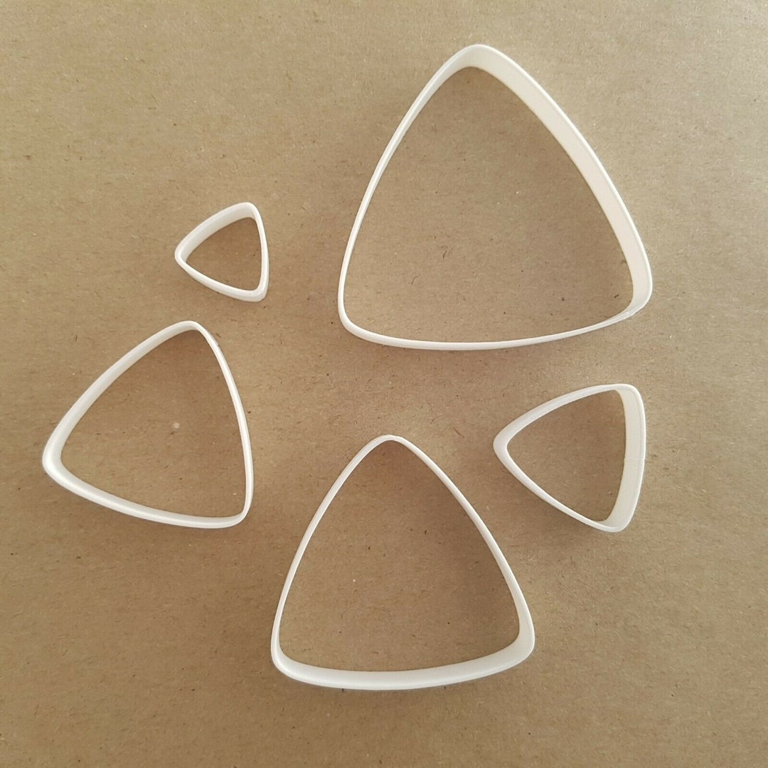 Triangle With Rounded Corners Shape Mini Fondant Cutter Small ...