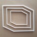 Cube Cuboid Box Shape Cookie Cutter Dough Biscuit Pastry Fondant Sharp ...